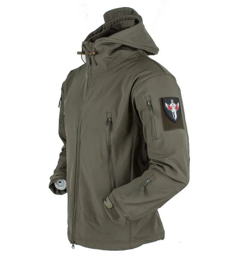 Tactical Soft Shell Military Jacket Men Waterproof Windproof ...
