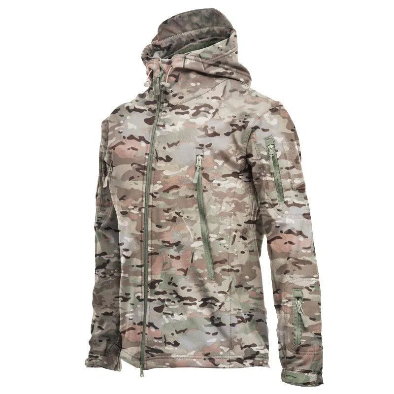 Tactical Soft Shell Military Jacket Men Waterproof Windproof ...