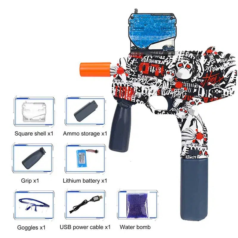 MP-9 Hopper Fed Electric Gel Ball Orbeez Gun – m416gelblaster