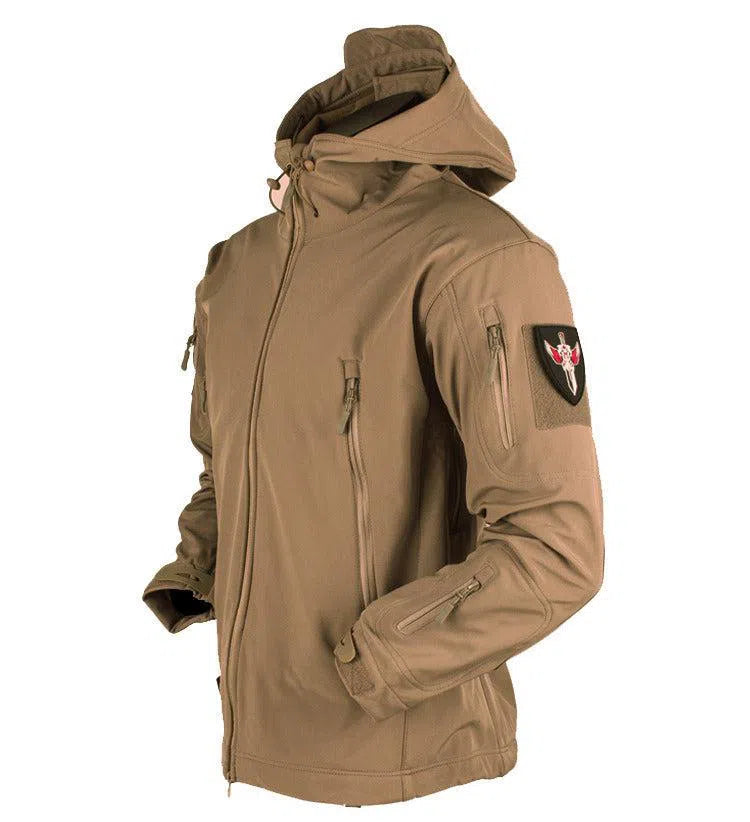 Tactical Soft Shell Military Jacket Men Waterproof Windproof ...