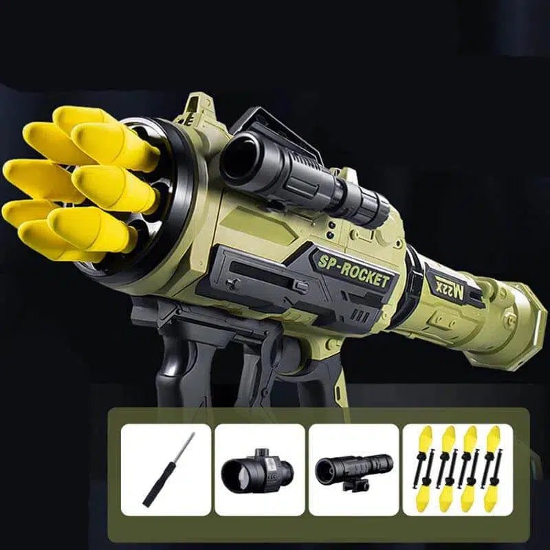 M22X 8-Hole Semi-Auto Soft Foam Blaster Rocket Launcher – m416gelblaster