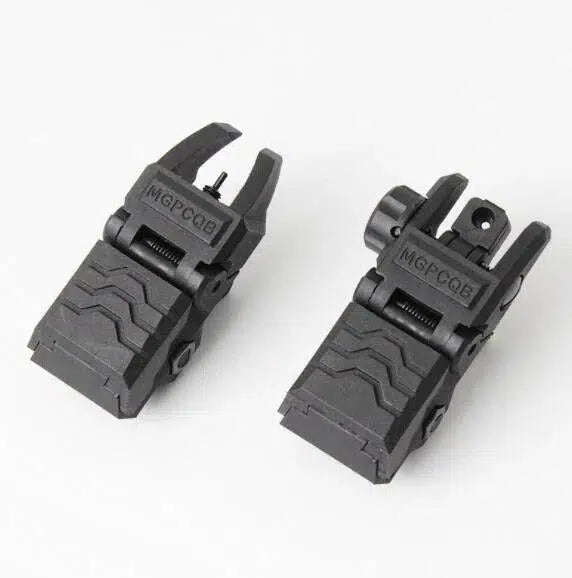 MGP CQB Nylon Front & Rear Flip Up Sights – m416gelblaster