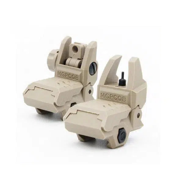 MGP CQB Nylon Front & Rear Flip Up Sights – m416gelblaster
