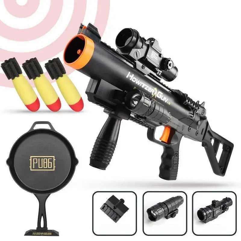 CRJ Manual Grenade Rocket Launcher Blaster Toy Gun – m416gelblaster