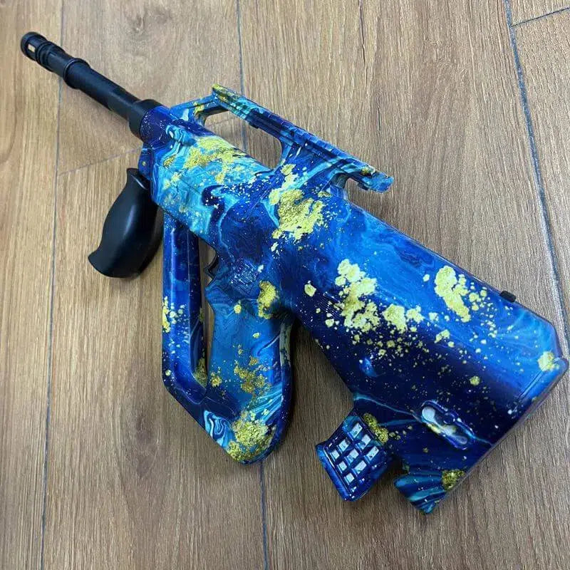 Mini AUG Hopper Fed Electric Splatter Ball Gun – m416gelblaster