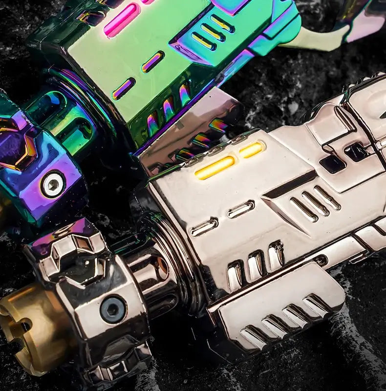 JJT Anti Stress Soft Bullet Blaster Metal Fidget Toy Gun – m416gelblaster