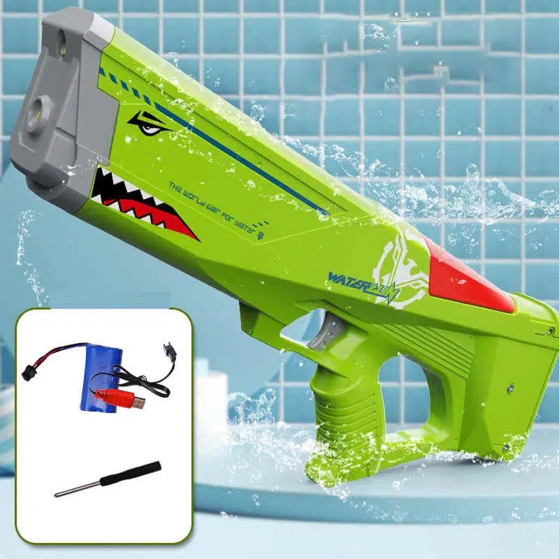 Induction Absorption Electric Shark Water Blaster Outdoor Beach Toy ...
