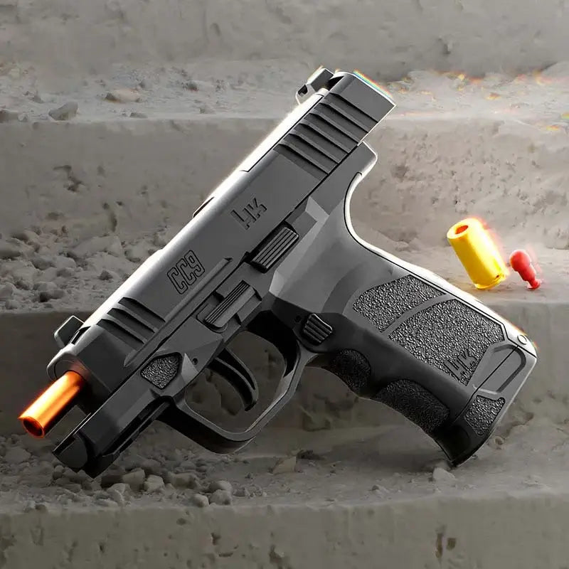 CC9 Soft Bullet Pistol Toy Gun with Shell Ejecting – m416gelblaster