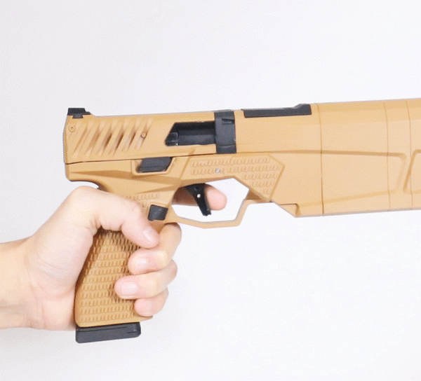 SilencerCo Maxim 9 Semi Auto Shell Ejection Laser Toy Gun – m416gelblaster