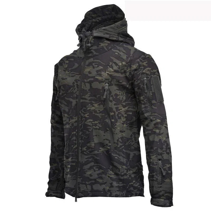 Tactical Soft Shell Military Jacket Men Waterproof Windproof ...