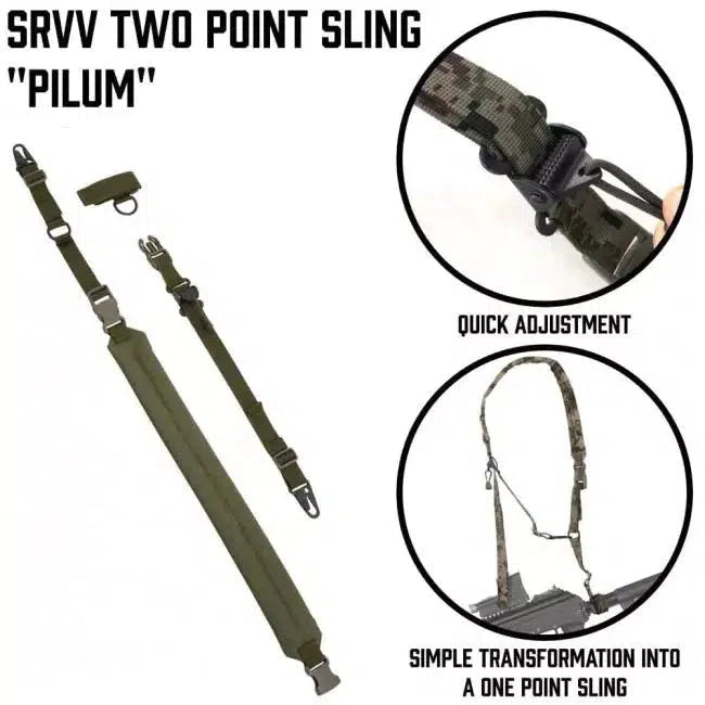 SRVV Two Point Sling Pilum – m416gelblaster